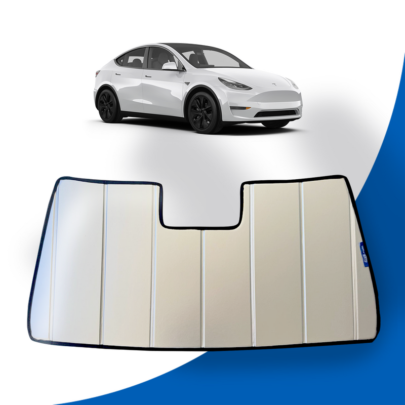 Buy Front Windscreen Sun Shade For Tesla Model Y 2020 – Click Shades